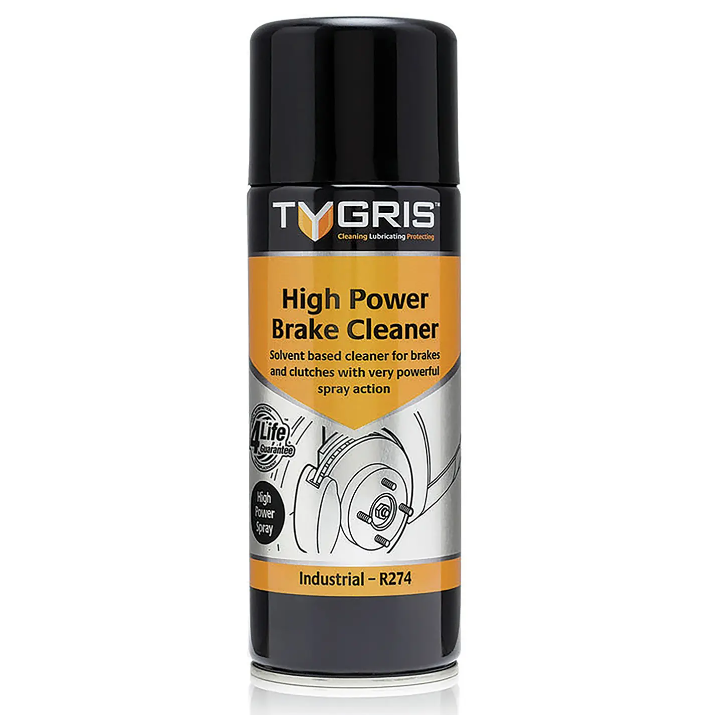 High Power Brake Cleaner, 400ml Aerosol | Hydraflex